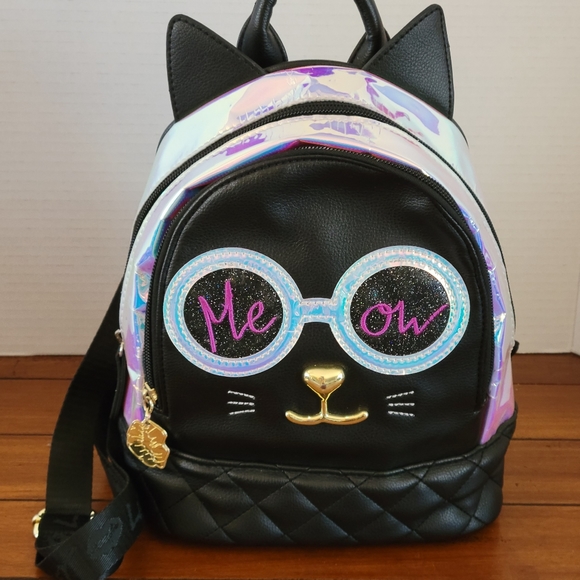 Betsey Johnson | Bags | Betsey Johnson Luv Betsey Meow Cat Mini ...